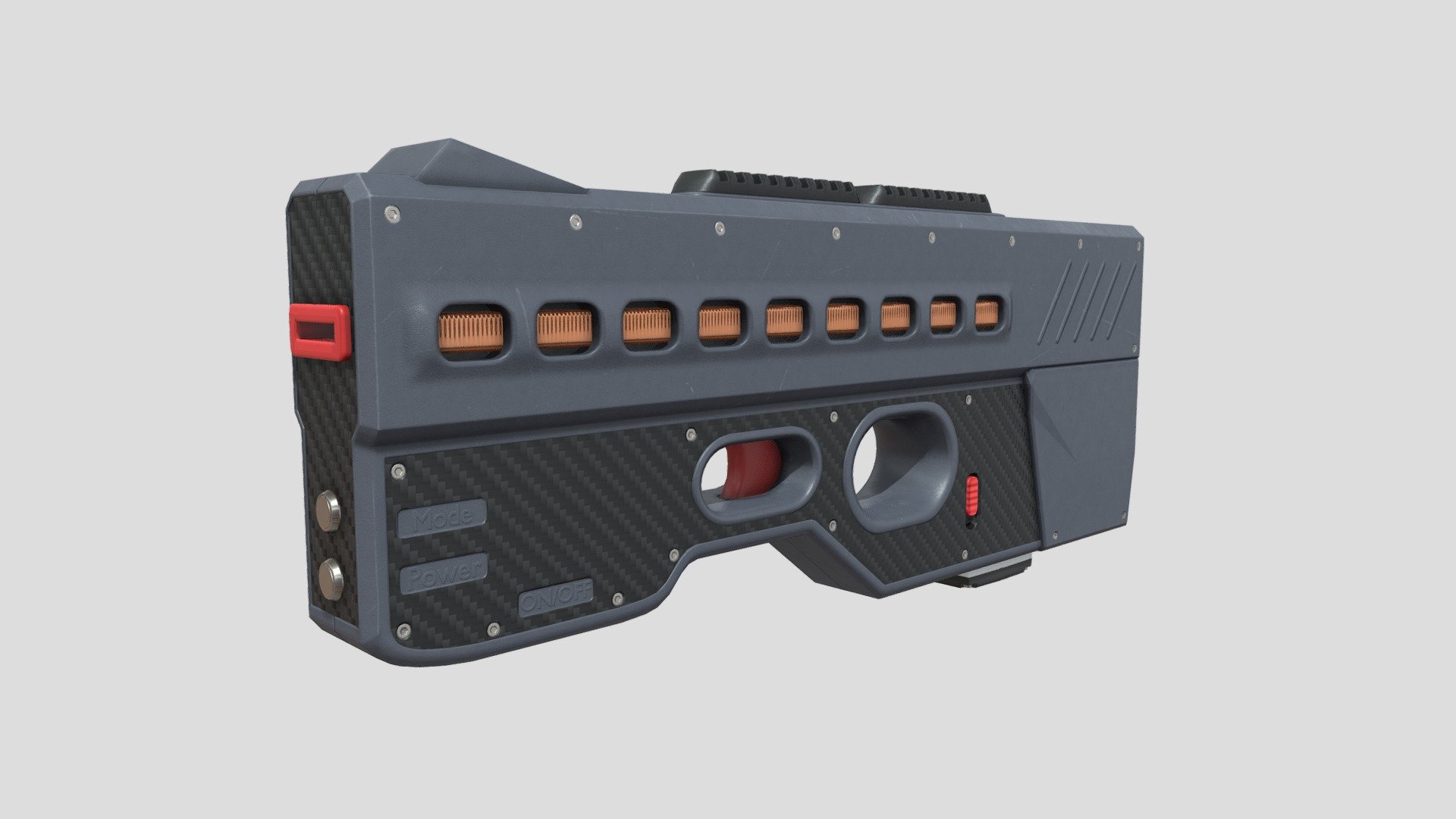 Railgun - Download Free 3D model by XSkullHunterX [78c0a1f] - Sketchfab