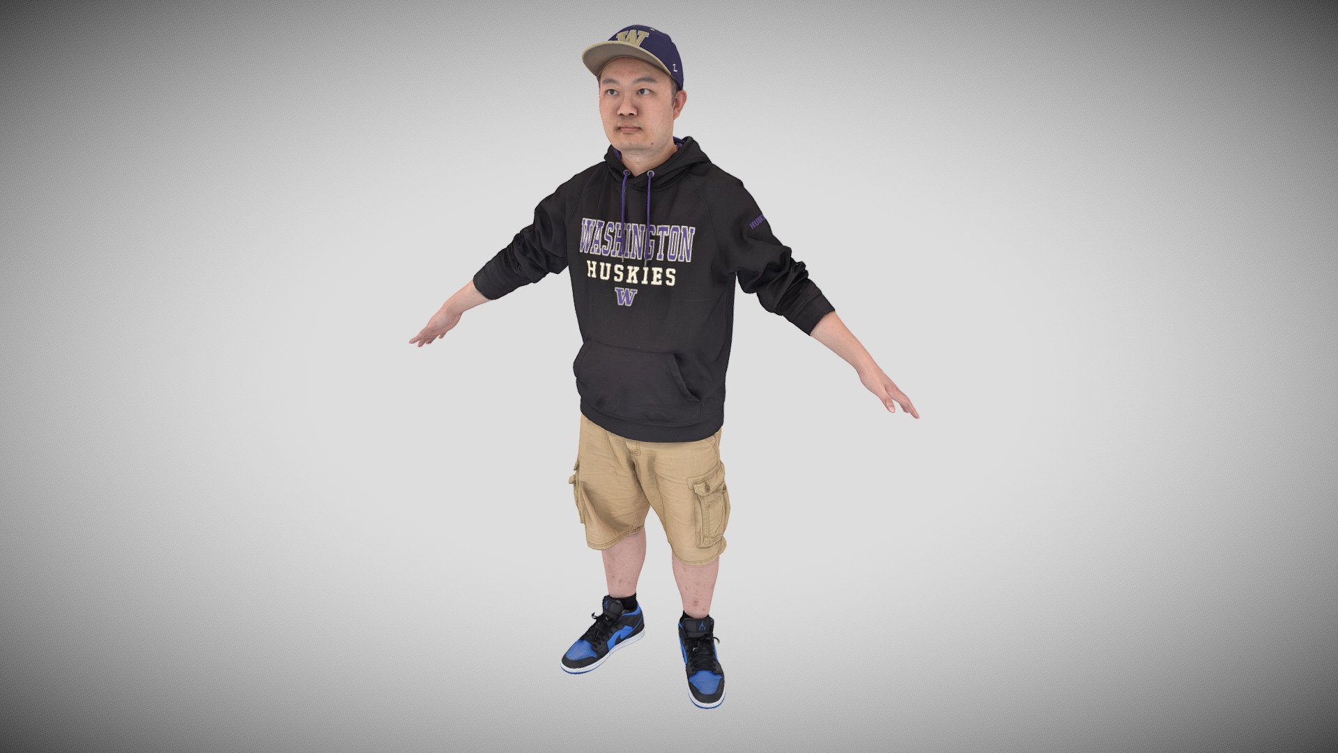 A-Pose - Male Full Body 3D Scan - Download Free 3D model by ...