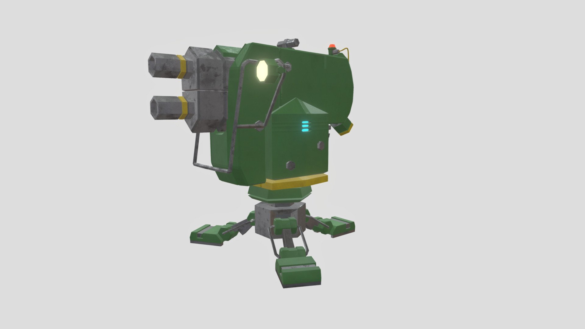 Lmg sentry gun - 3D model by guar0000 [78c3be8] - Sketchfab