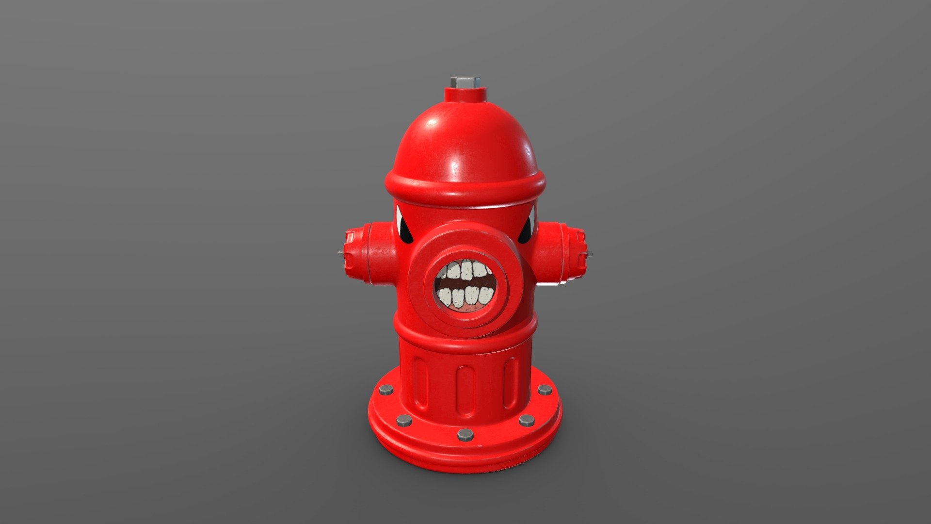 Angry Hydrant - 3D model by Mushi-L (@AsP_LOGIC) [78c42a4] - Sketchfab