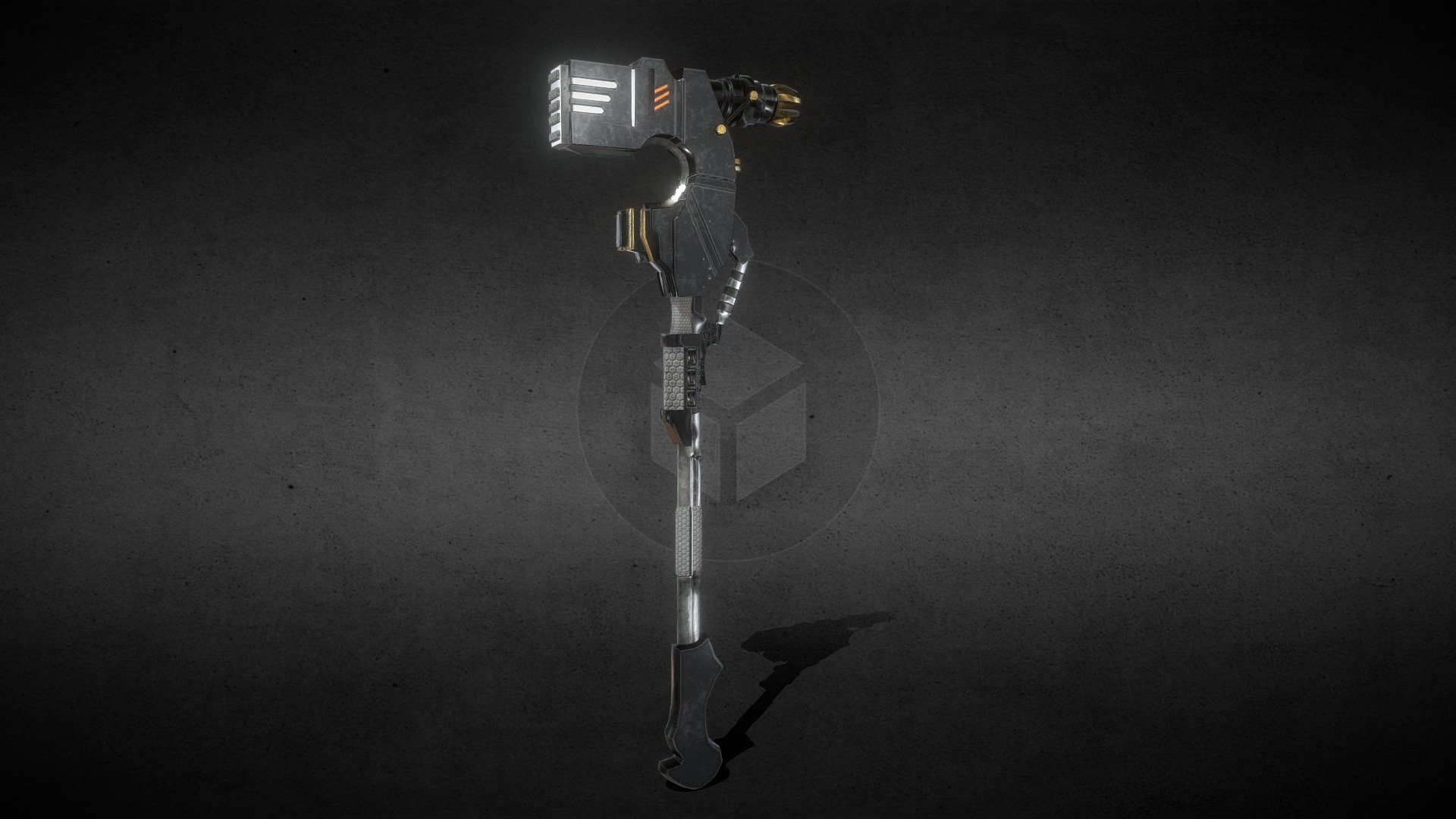 'Godhead' Rocket Breaching Hammer - 3D model by PFM 3D ...