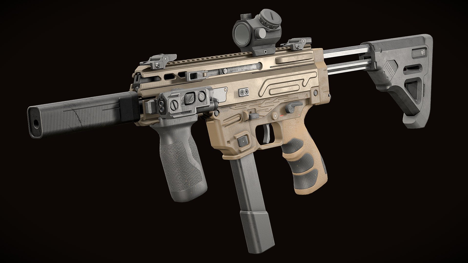 B&T APC 9 - 3D model by Manifold Assets (@manifoldassets) [78c7231 ...
