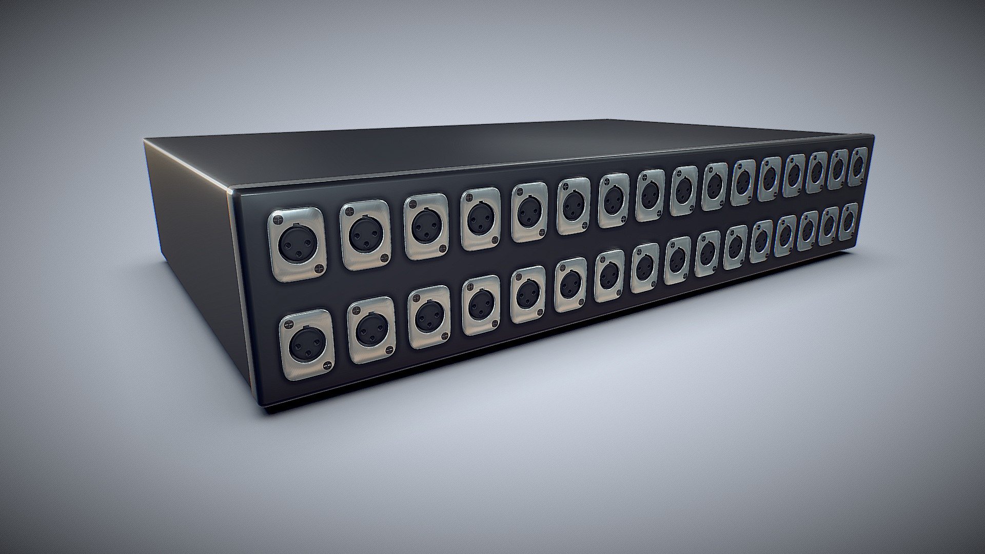 Female Patch Panel ( Server Rig Component ) - Buy Royalty Free 3D model ...