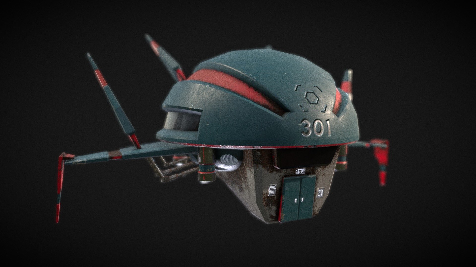 Aura's Space Ship - Buy Royalty Free 3D model by Rolando Rodríguez ...