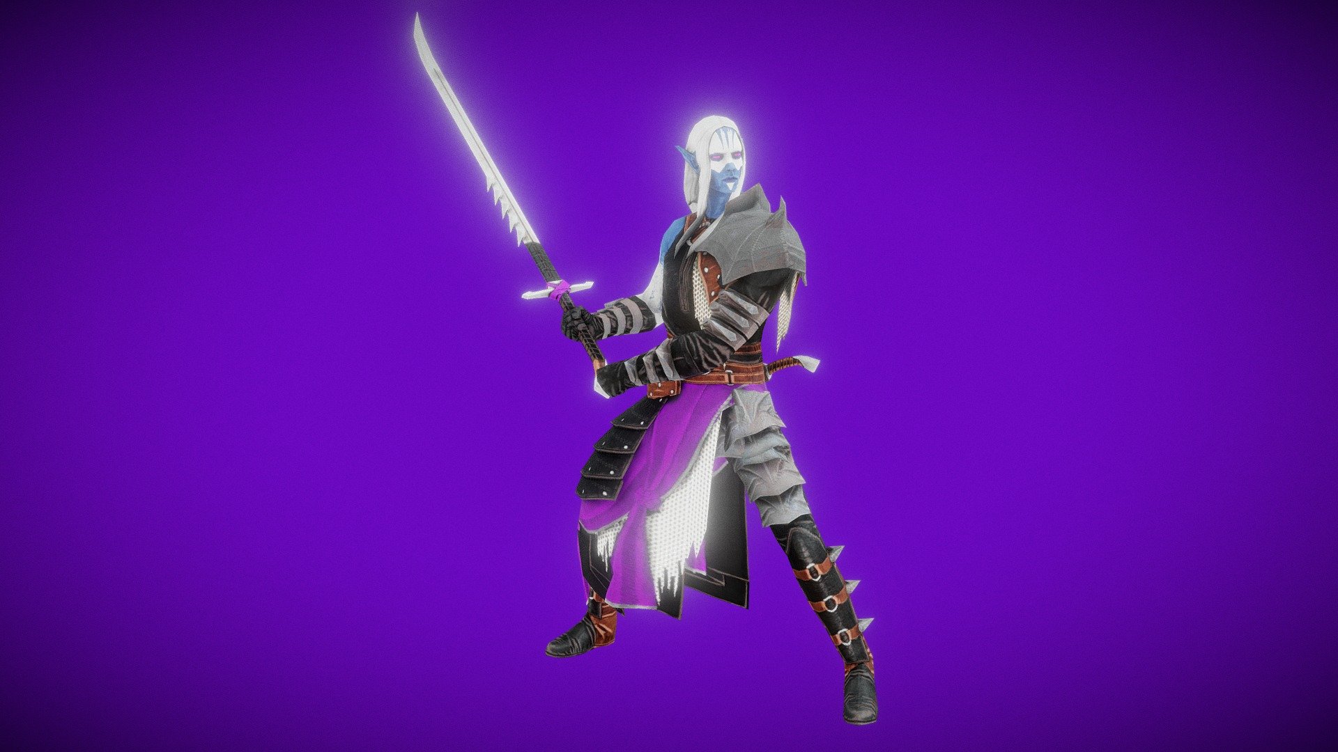 Elf swordsman - Buy Royalty Free 3D model by Luna Studio (@StudioLuna ...