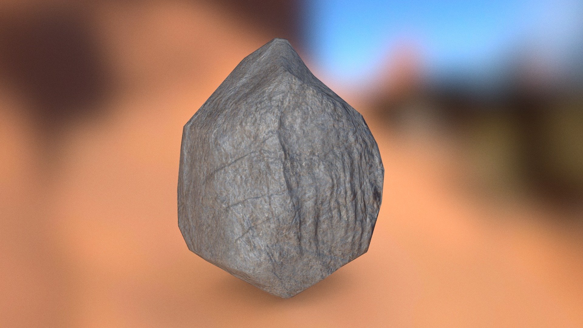 Realistic stone model Low-poly - Download Free 3D model by FixIK ...