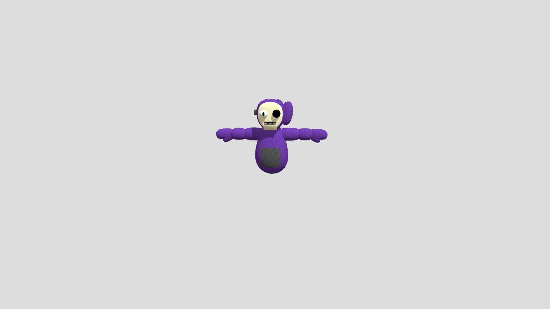 beta_tinky_winky_with_textures - Download Free 3D model by ...