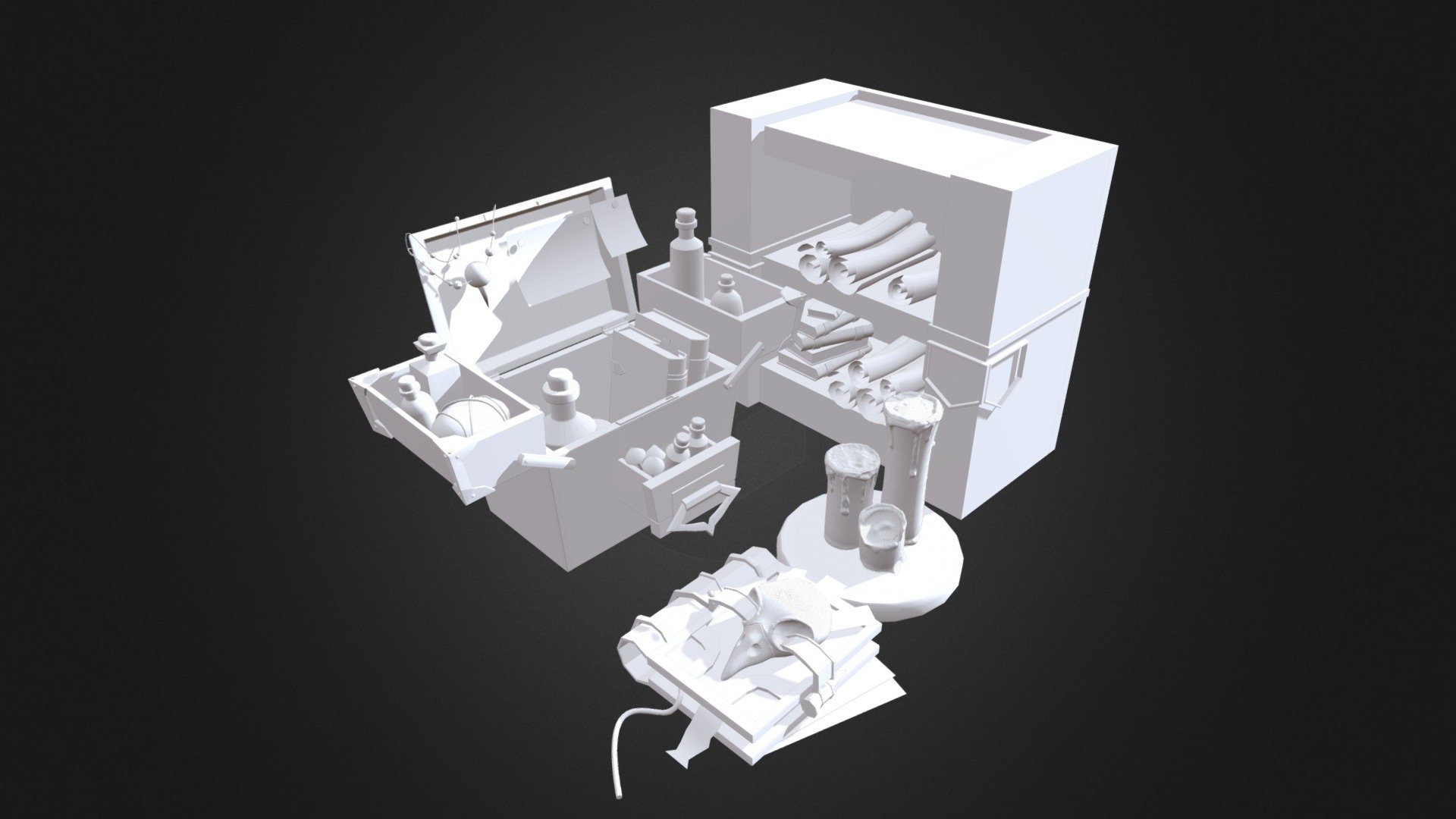 Witchbox_4_2 - 3D model by CG_Oni [78cf892] - Sketchfab