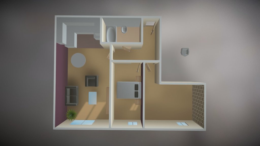 Interior - 3D model by ahanesh [78d18e2] - Sketchfab
