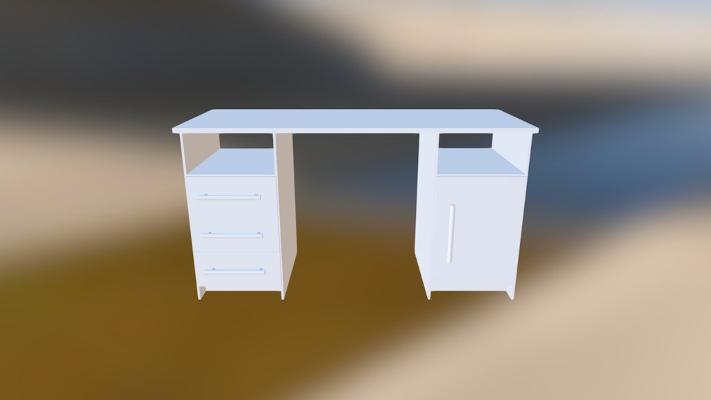 Bureau - 3D model by BryanDeFru [78d1c79] - Sketchfab