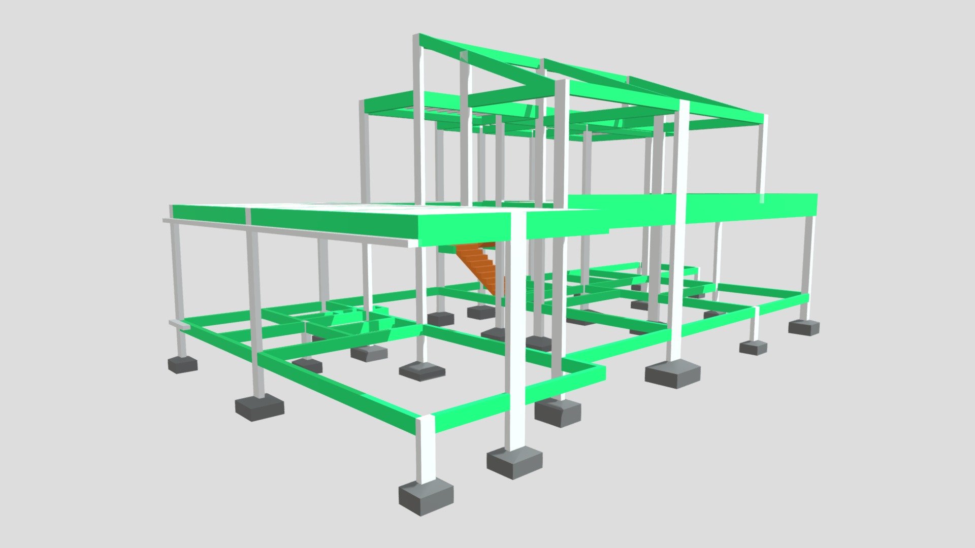 PROJETO ESTRUTURAL - MARIA PEREIRA - 3D model by Eng. Alison Lima (@alisonlima.eng) [78d2d53 ...