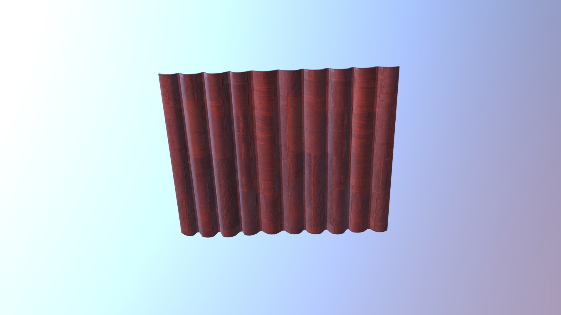 Corrugated Metal - 3D model by liampgames [78d365f] - Sketchfab