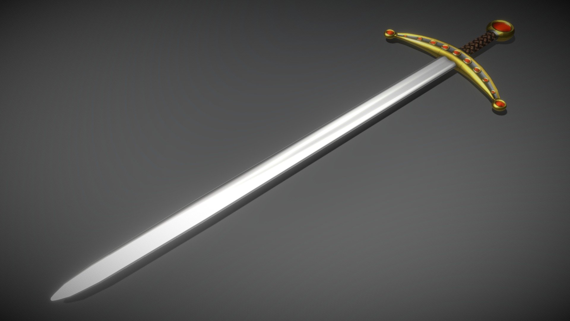 Silver Sword (2020) - 3D model by Myaskill [78d5fb1] - Sketchfab