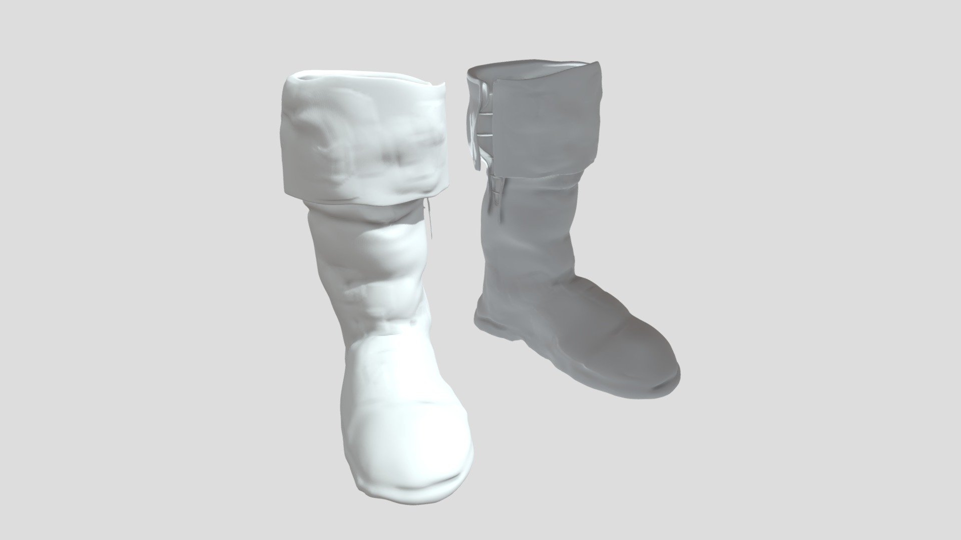 Old Leather Boots 2 - 3D model by kopofx [78d6f8c] - Sketchfab