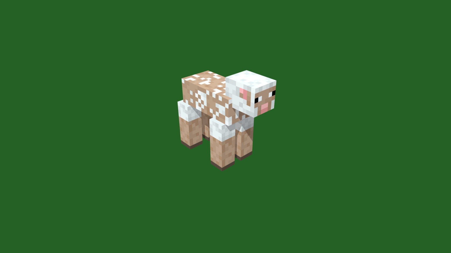 Minecraft Sheep Without Fur - Download Free 3D model by None (@None_Yaroslav) [78d77de] - Sketchfab