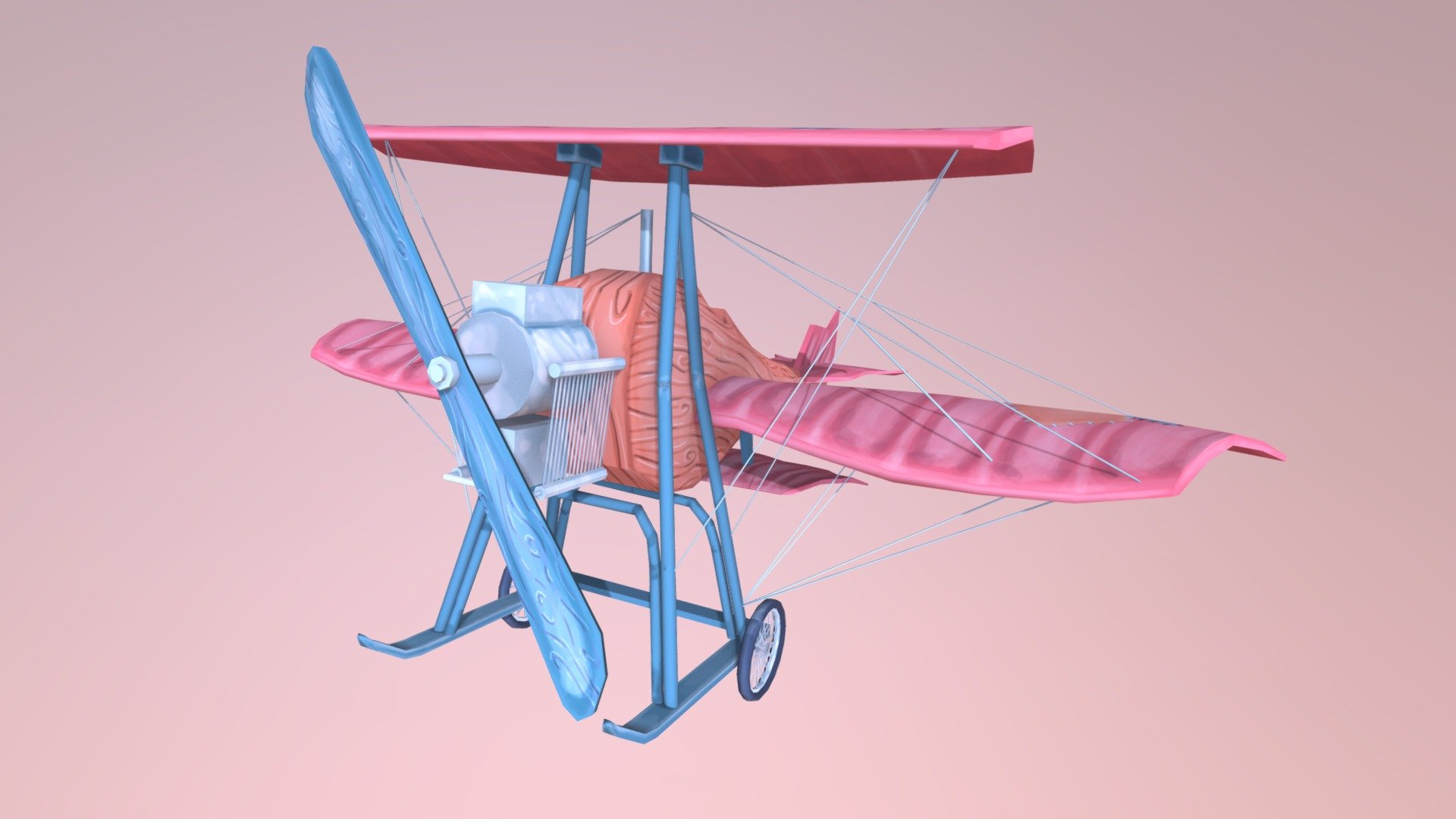 Stylized Bataille Aircraft - Download Free 3D model by Heimisdottir ...