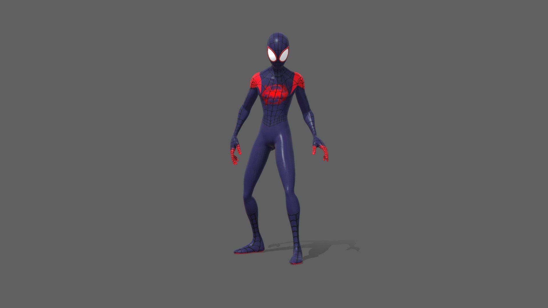 Spiderman Miles Morales - 3D model by Soliaris [78db890] - Sketchfab