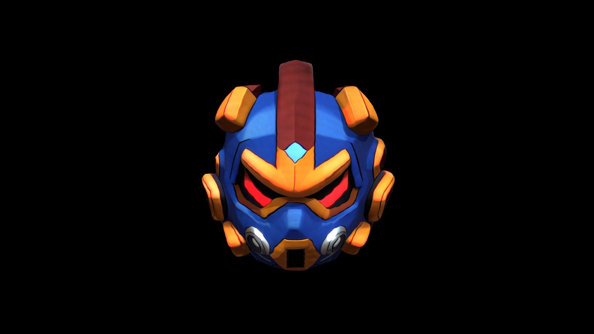 Helmet Mask Robot Cartoon 1105 - Download Free 3D model by klrxyz ...