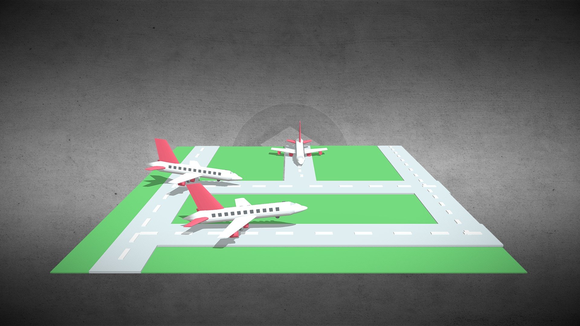 Runway - Download Free 3D model by sec21ad064 [78dd947] - Sketchfab