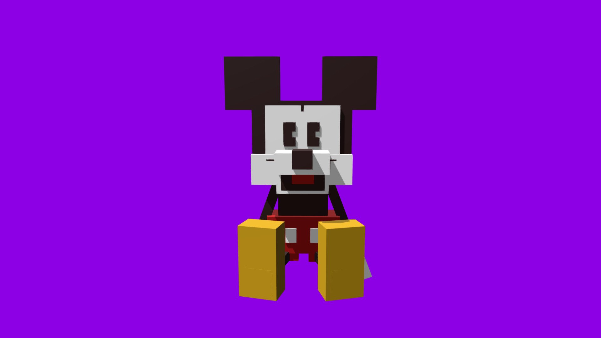 Blocky Hassan Khadair Mickey - Download Free 3D model by a user ...