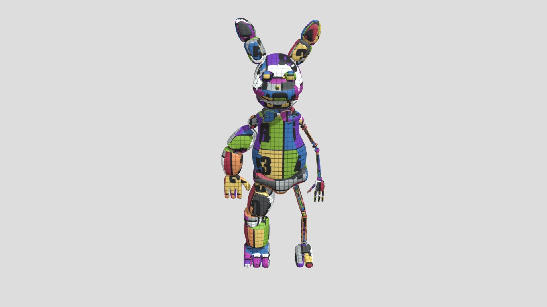 bonnie_uv_map - Download Free 3D model by mrs8402 [78de5b6] - Sketchfab