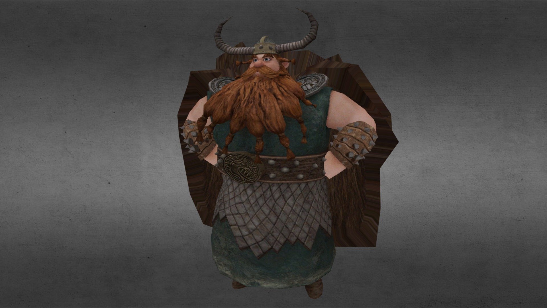 How To Train Your Dragon - Stoick - Xbox 360 - Download Free 3D model ...