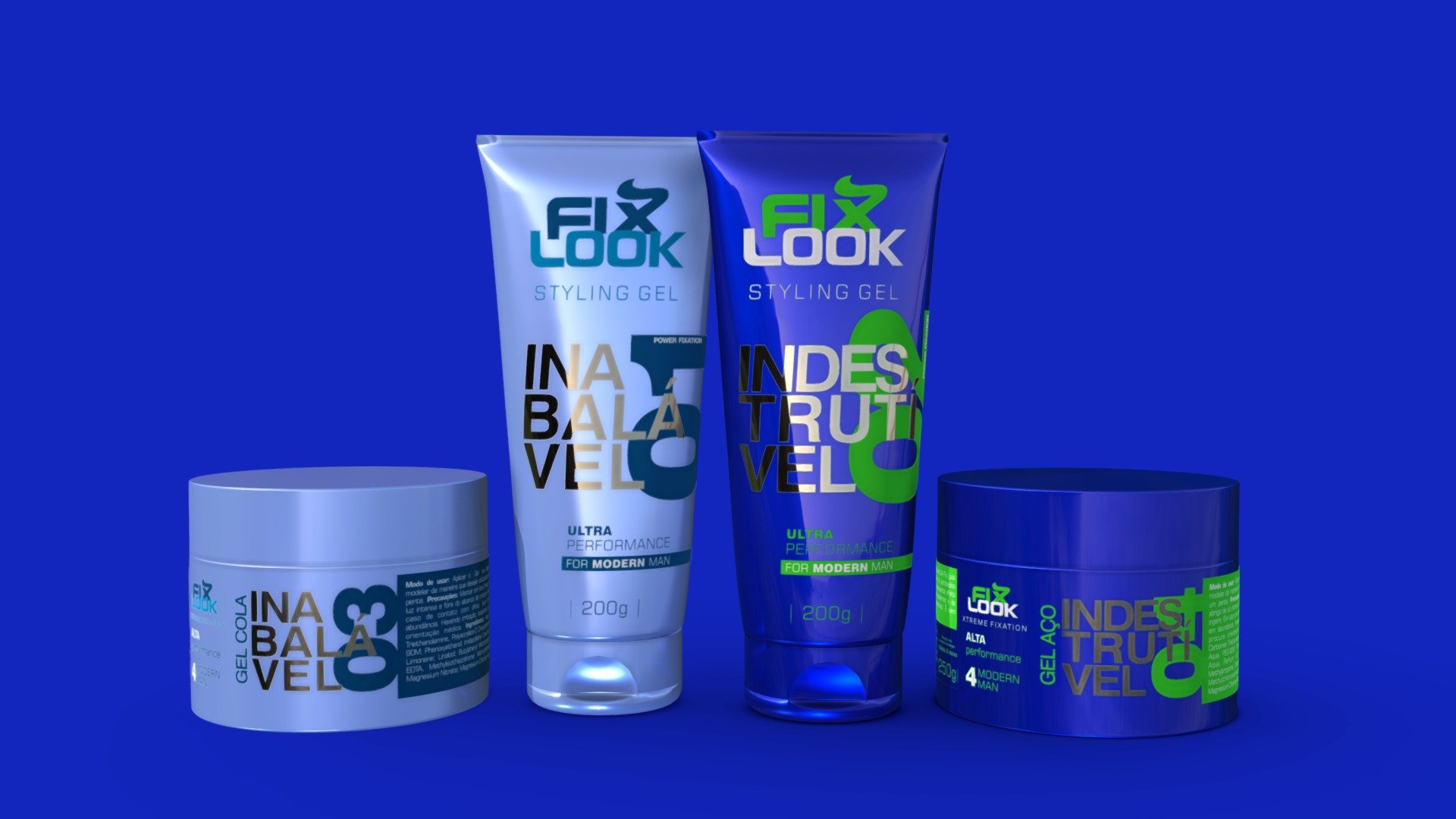 FIX LOOK - Inabalavel Indestrutivel packages - 3D model by ...