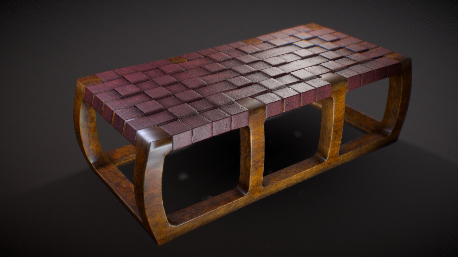 Cool looking bench - 3D model by Alx cm (@Alx_CM) [78e3478] - Sketchfab