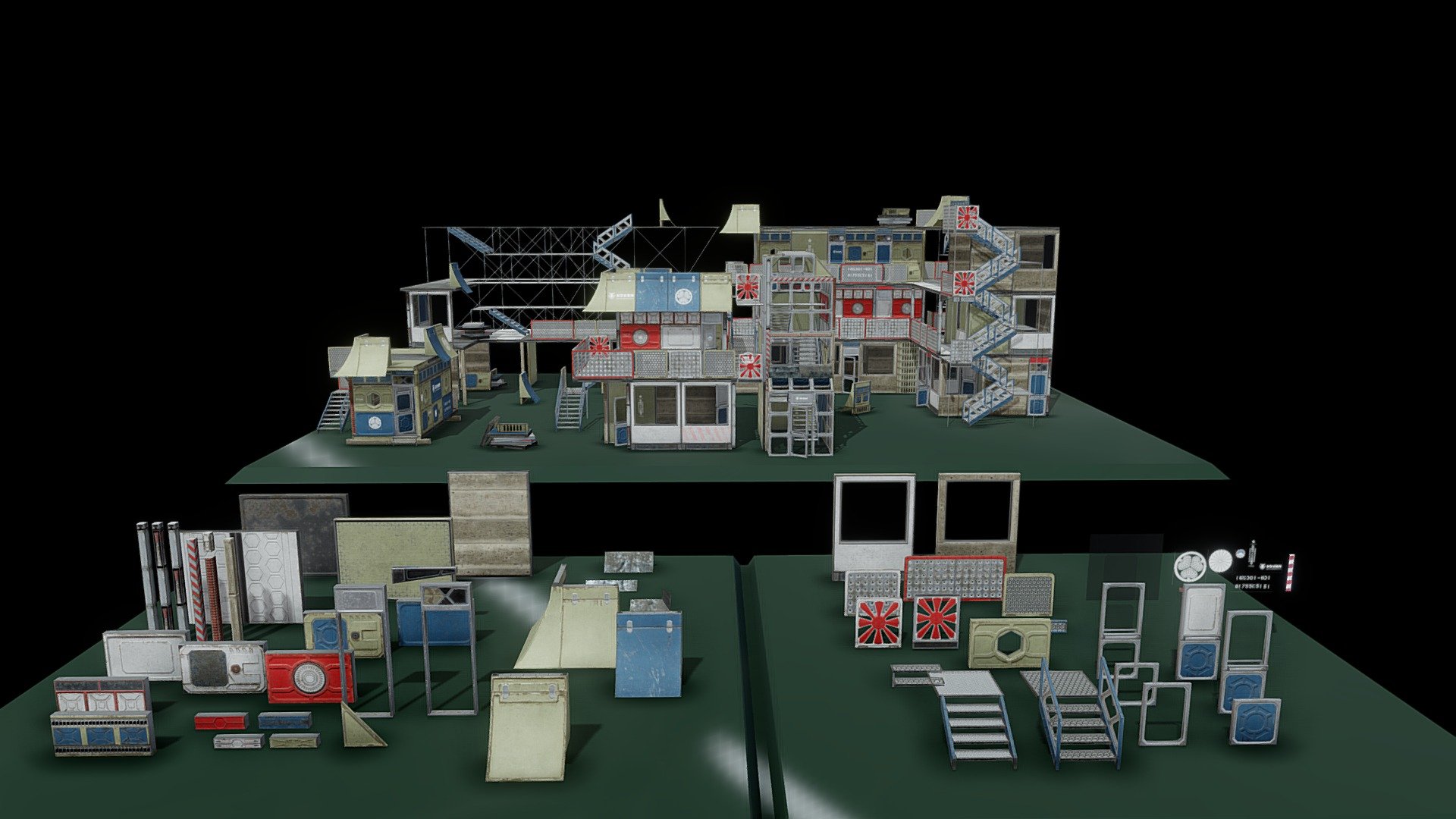 japan_self-defense_forces_military_base_kit - 3D model by convrseai ...