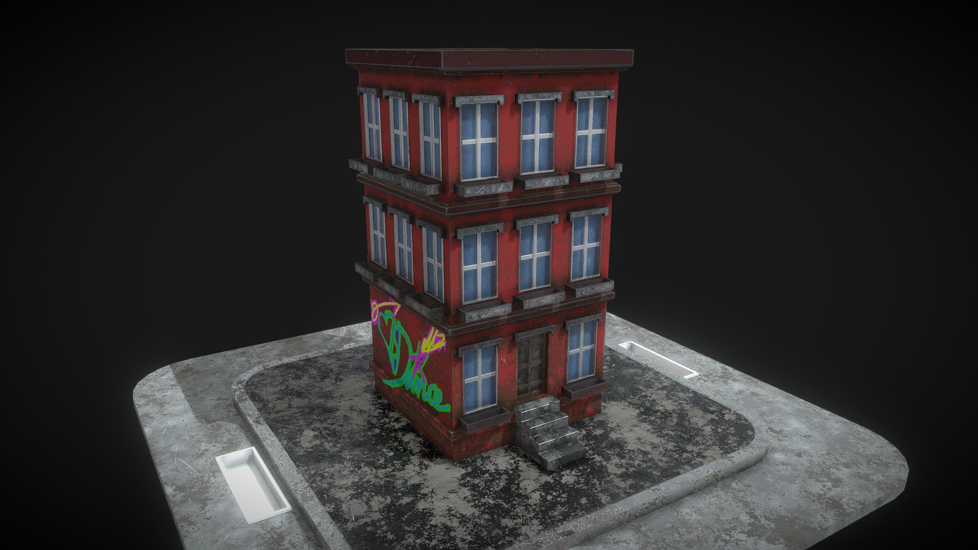 Building Cartoon - Buy Royalty Free 3D model by MacLarens ...