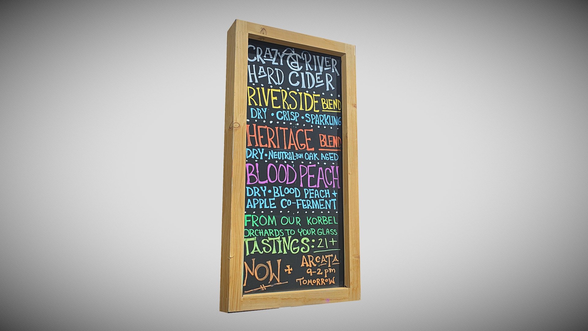 Hard Cider Sign - Download Free 3D model by hijinx (@danshahin ...