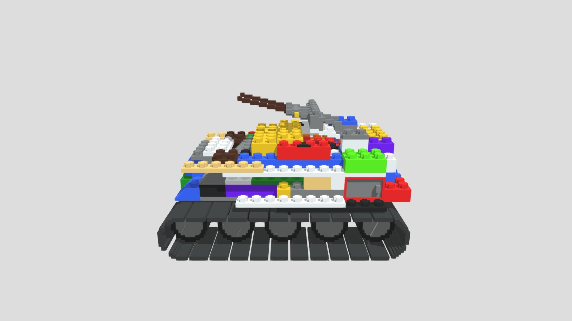Mighty Tank - 3D model by Non-Fungible-Studio [78e6bfc] - Sketchfab