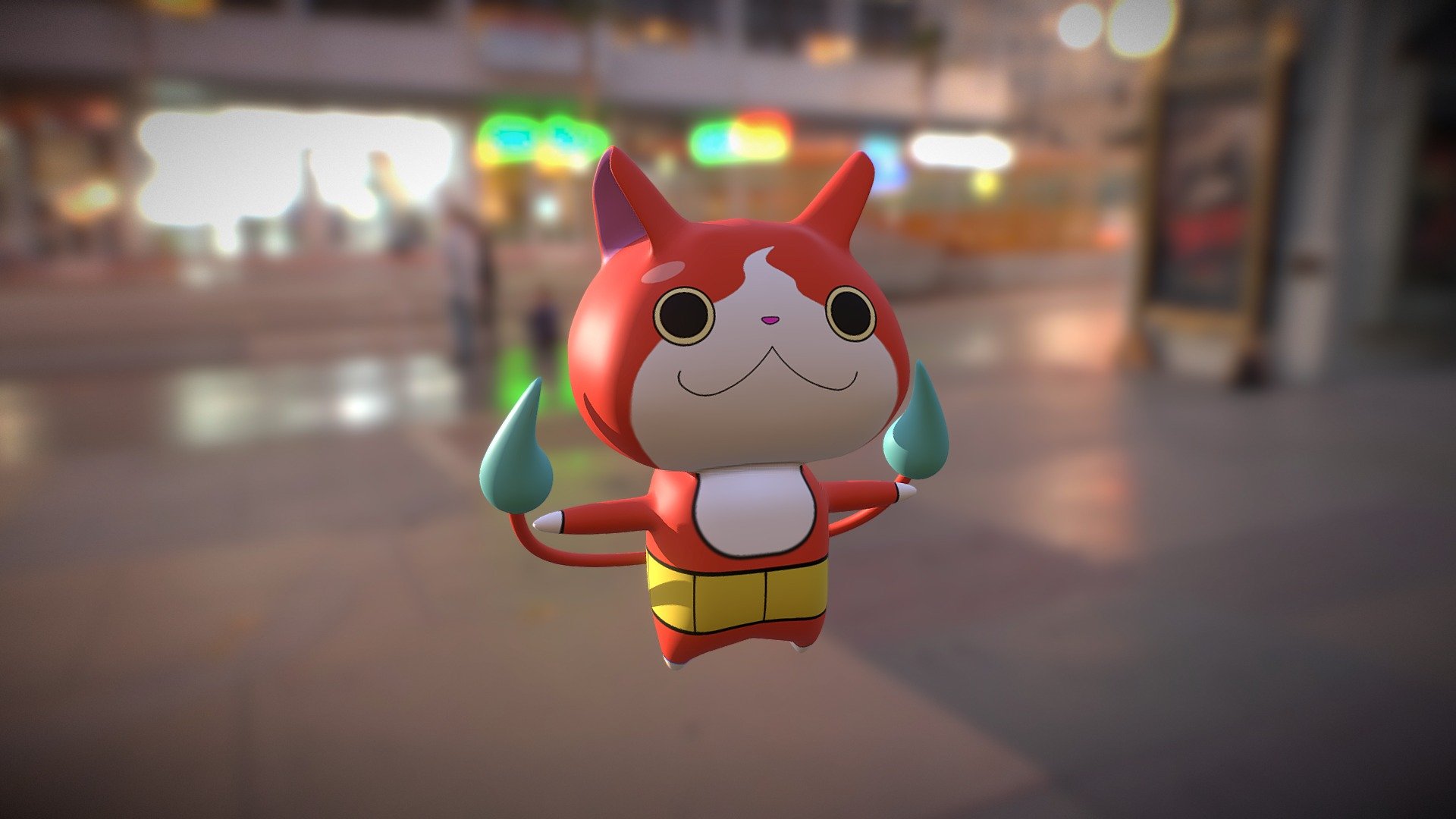 Jibanyan - 3D model by alexvi [78e79fc] - Sketchfab