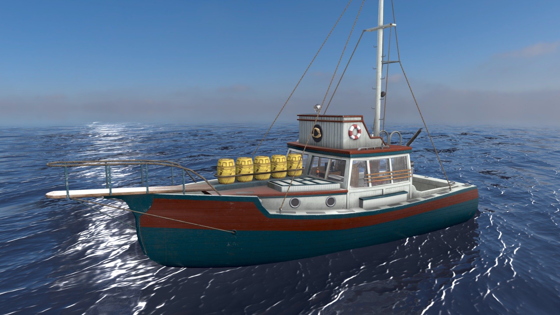 Fishing Boat - Jaws (1975) - Buy Royalty Free 3D model by Janis Zeps ...