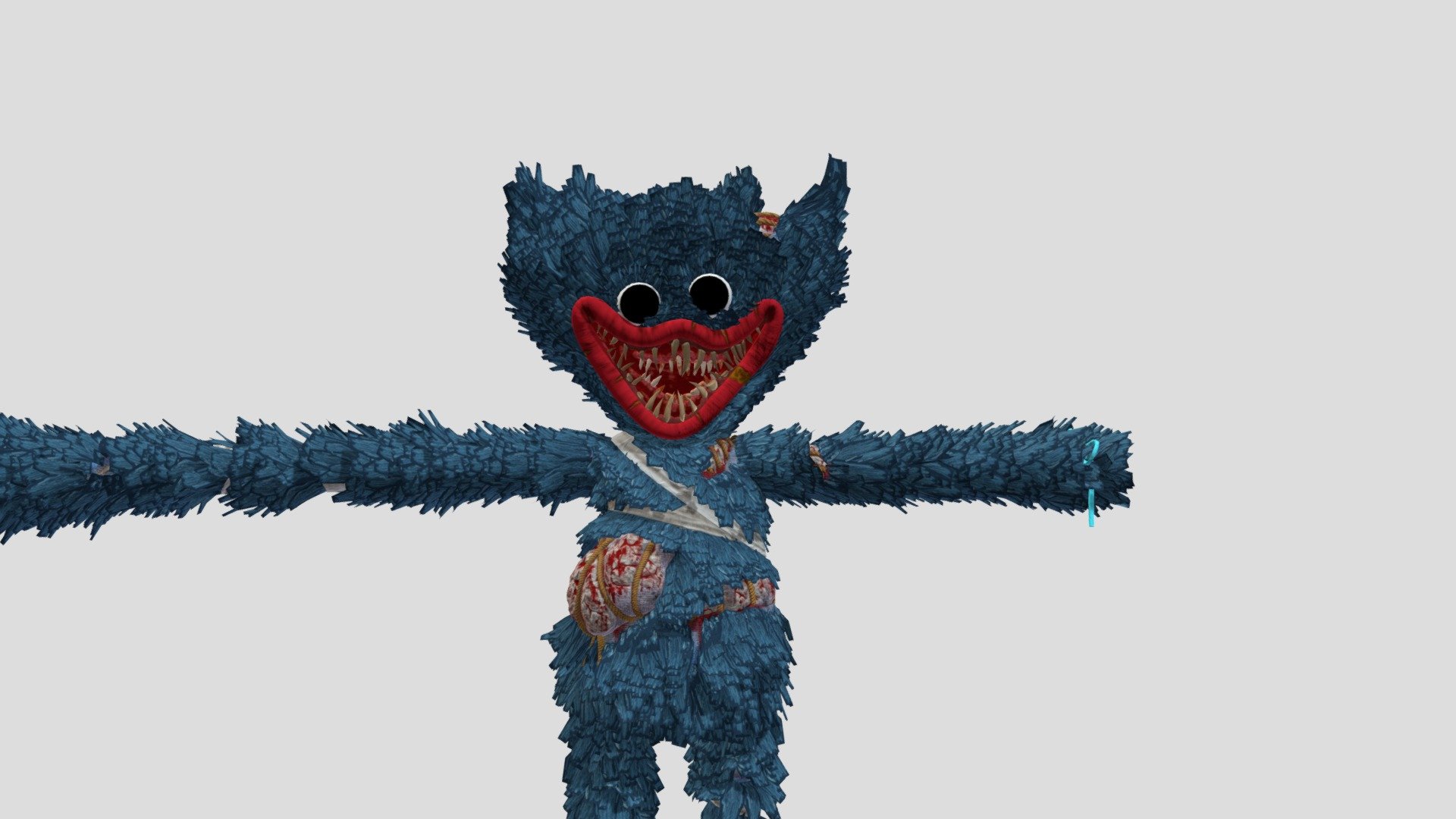 Poppy-playtime-chapter-5-withered-huggy - Download Free 3D model by Bob ...