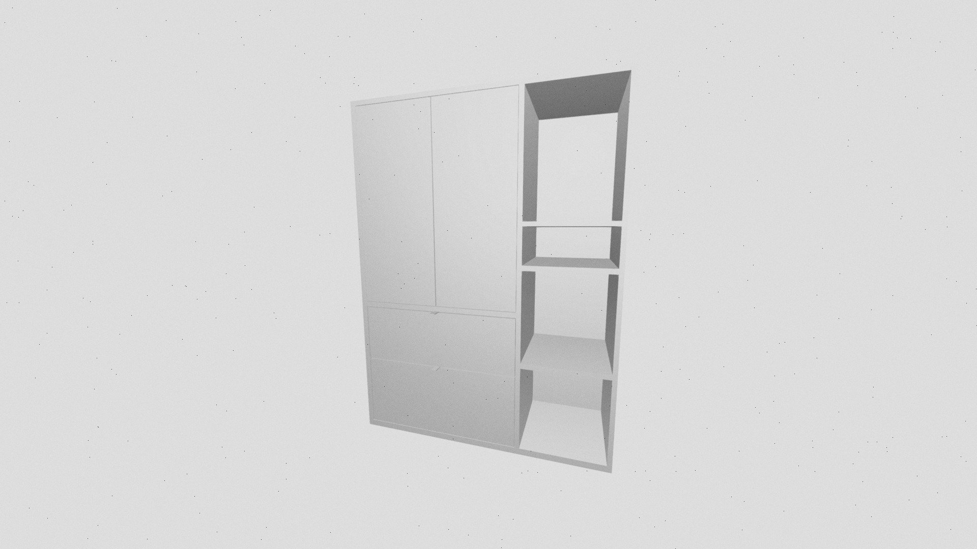 Ikea Vihals Storage Unit - Download Free 3D model by 8delapan [78eb70a ...