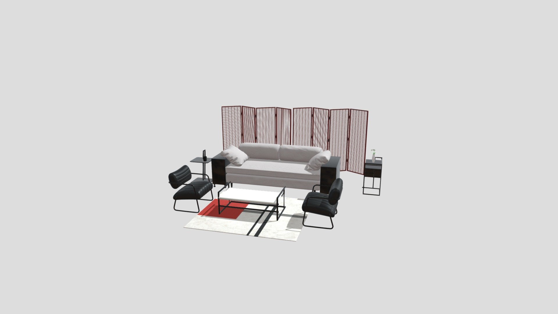 furniture set 13 AM25 - Buy Royalty Free 3D model by Evermotion ...