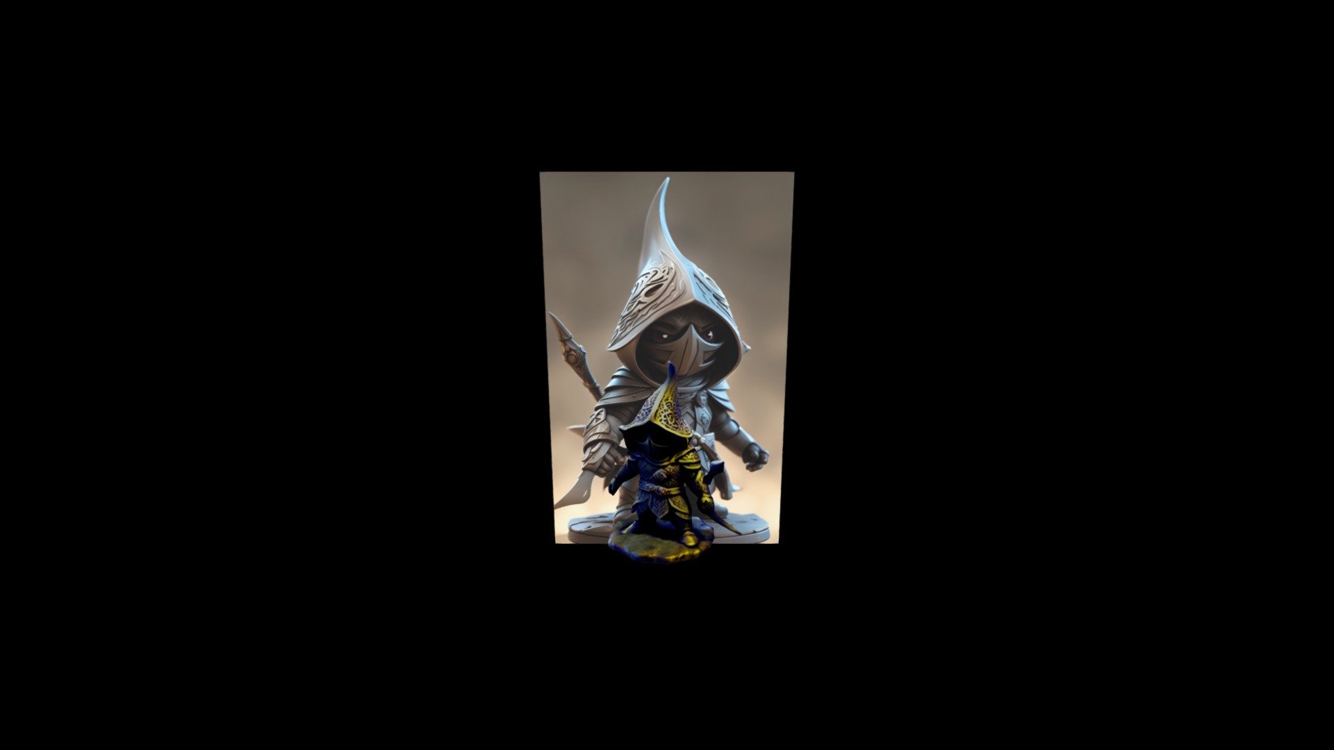 "Hooded Figure with Sword" A hooded figure wi - Download Free 3D model ...