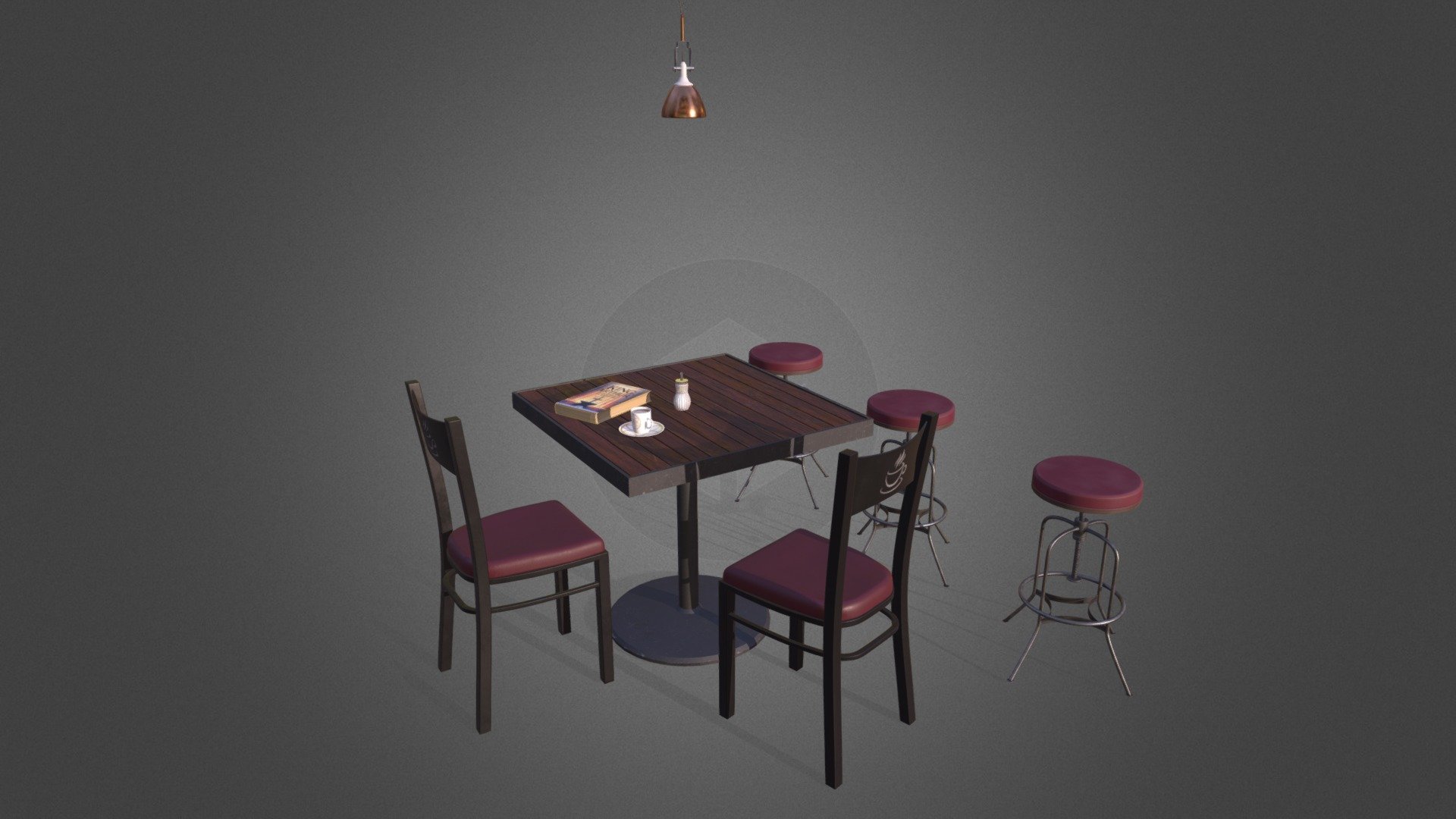 Coffee Corner - 3D model by Florian Sigl (@peiroproductions) [78edbe0 ...