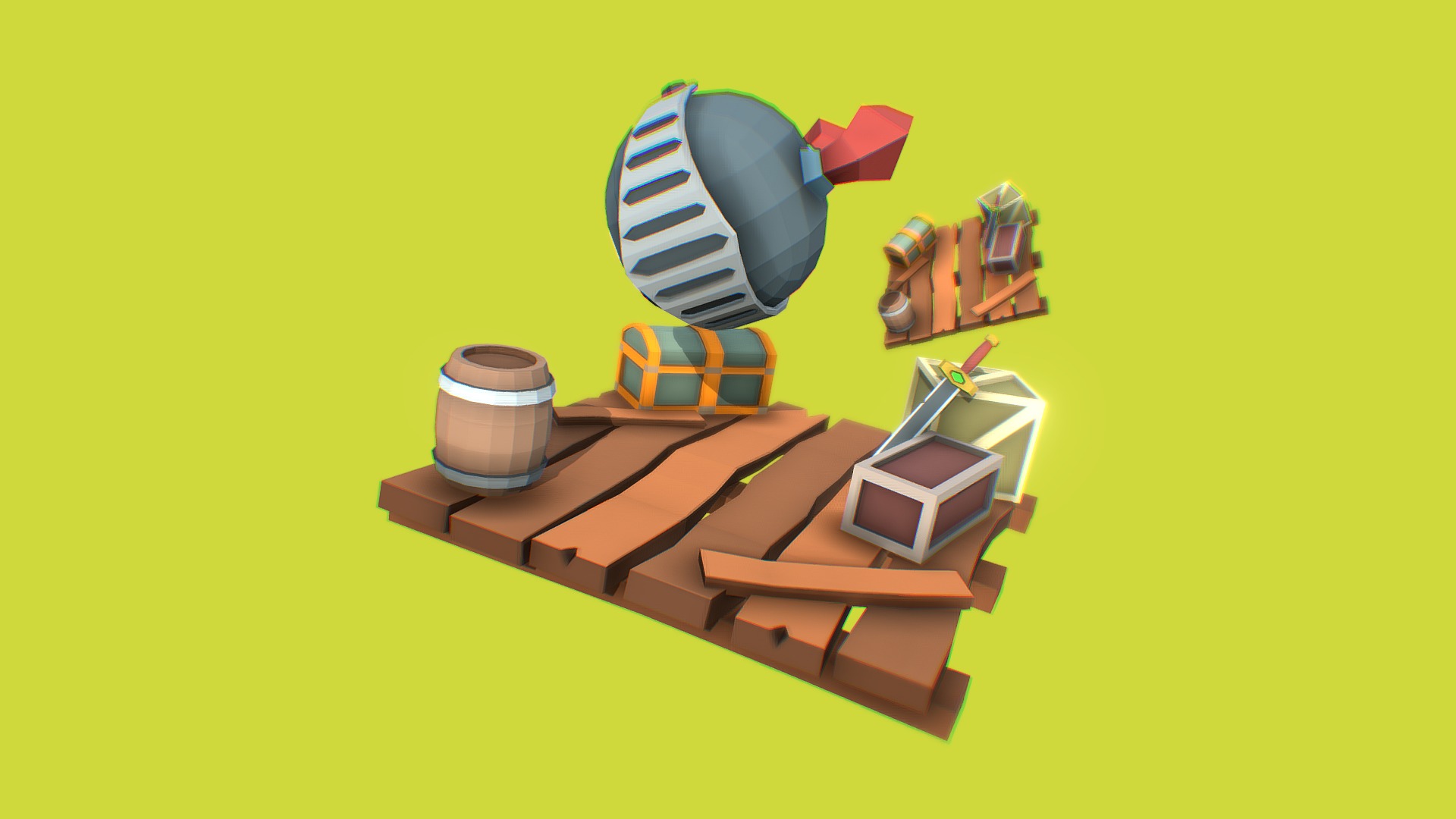 Eternal Jump (knight head skin) - 3D model by MarcRojas [78f0419 ...