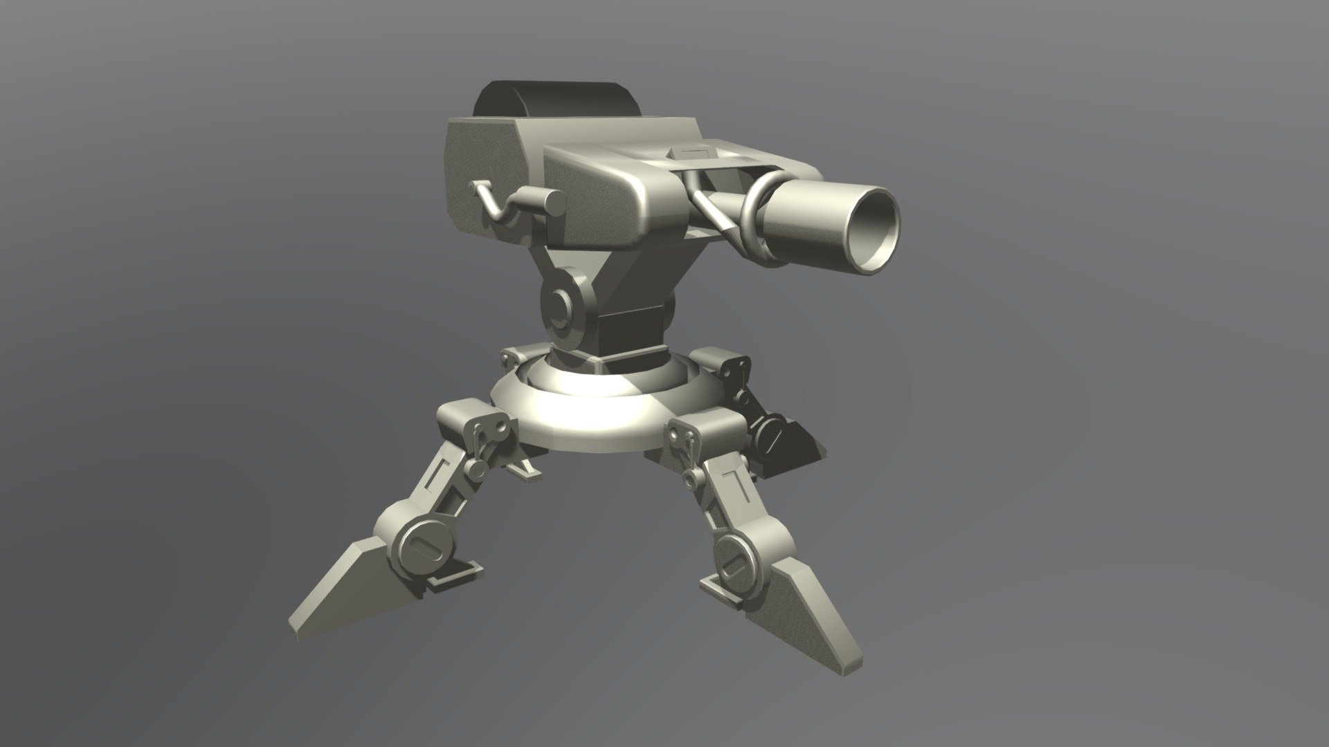 Turret - 3D model by jsanborn (@mario.meddle) [78f1340] - Sketchfab