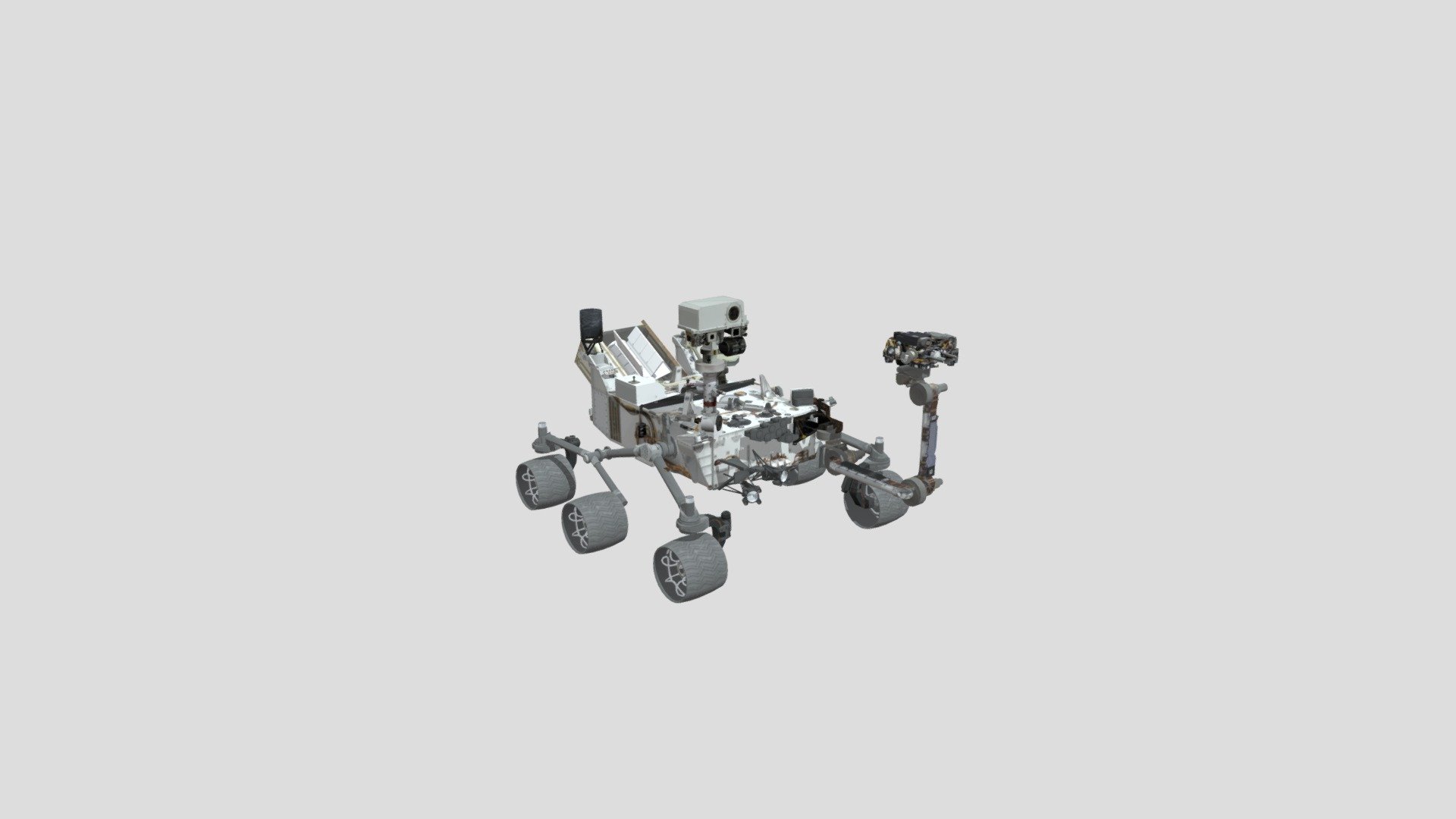 Mars Curiosity Rover - 3D model by ccoder [78f2a2d] - Sketchfab