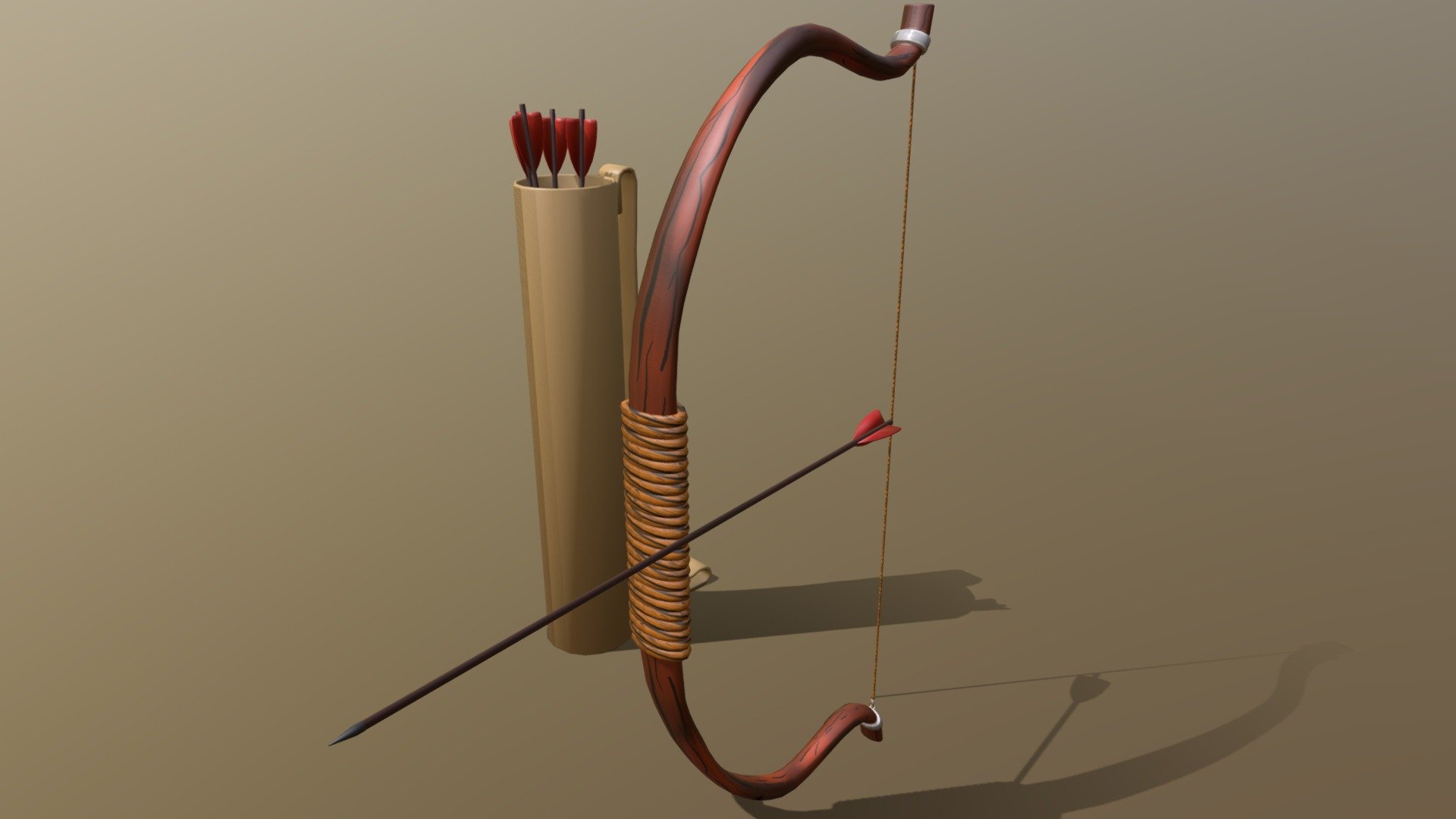 Cartoon Painted Bow - Download Free 3D model by ARToffice [78f3120 ...