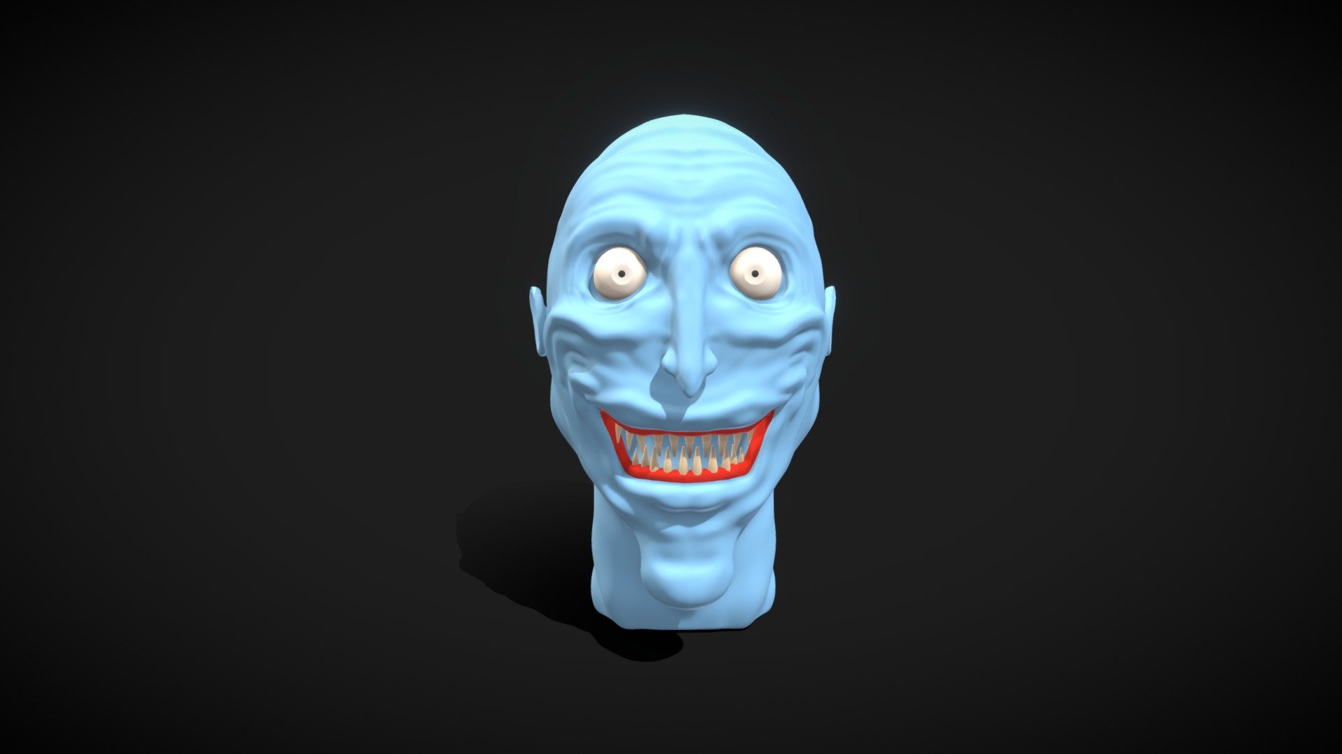 Monster face model - Buy Royalty Free 3D model by Sandeep Choudhary ...