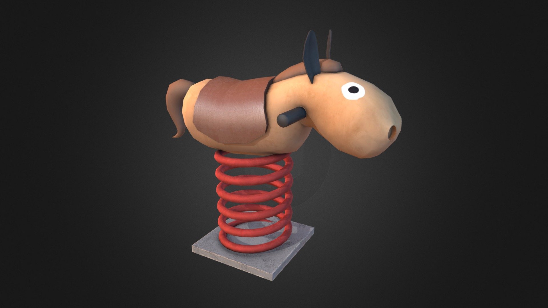 Spring Horse - Buy Royalty Free 3D model by Vanessa Araújo (@vanessa3d ...
