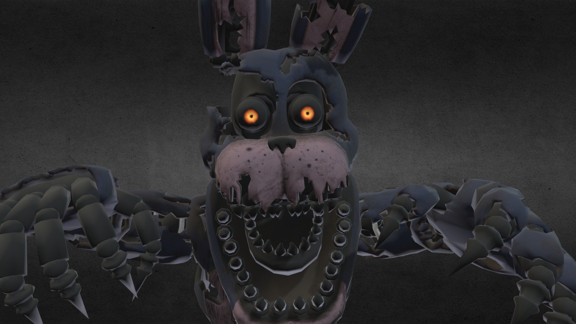 Nightmare Bonnie - Five Nights at Freddy's 4 - Download Free 3D model ...