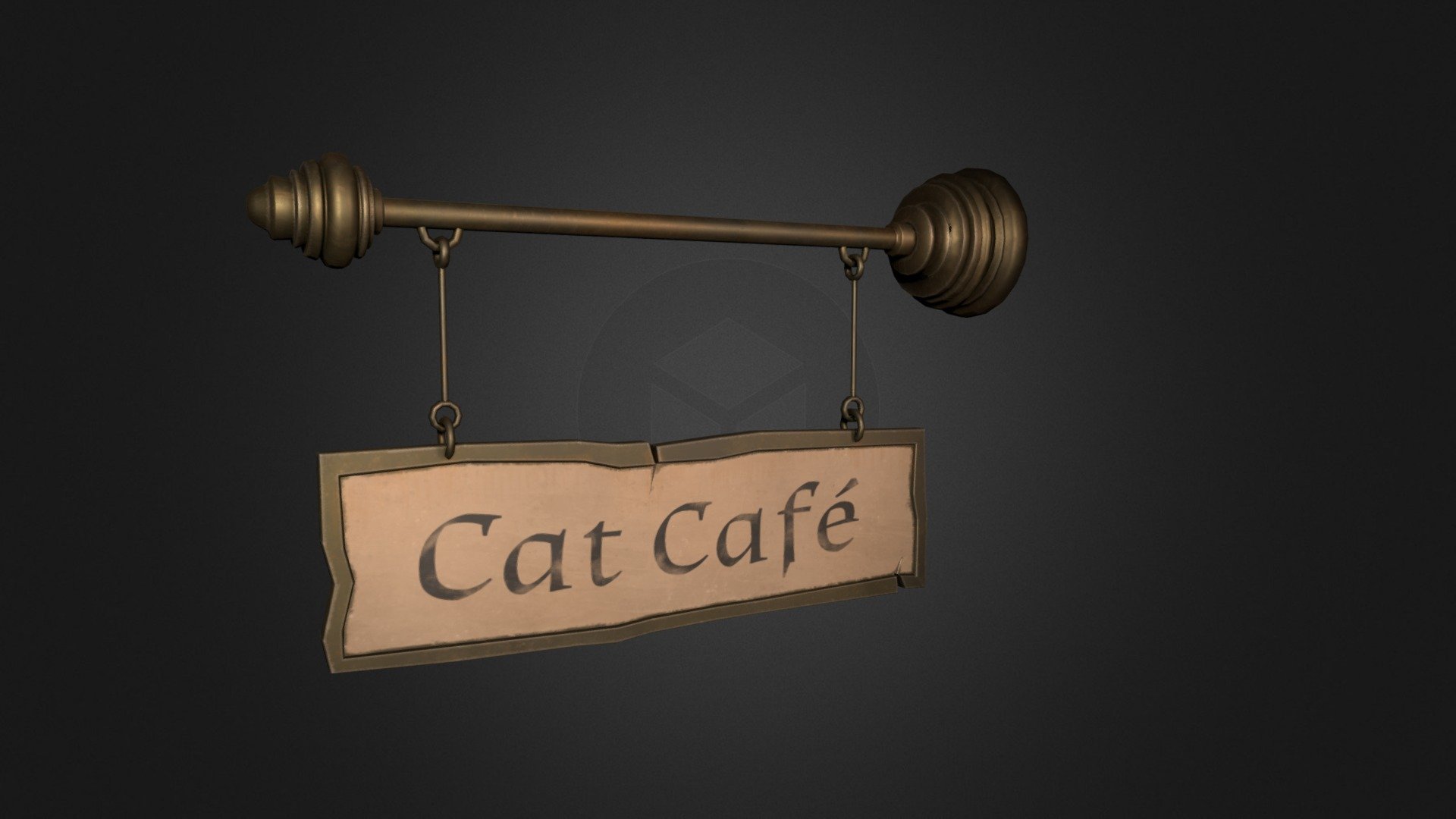 Shop sign - 3D model by Thalfis [78f6258] - Sketchfab
