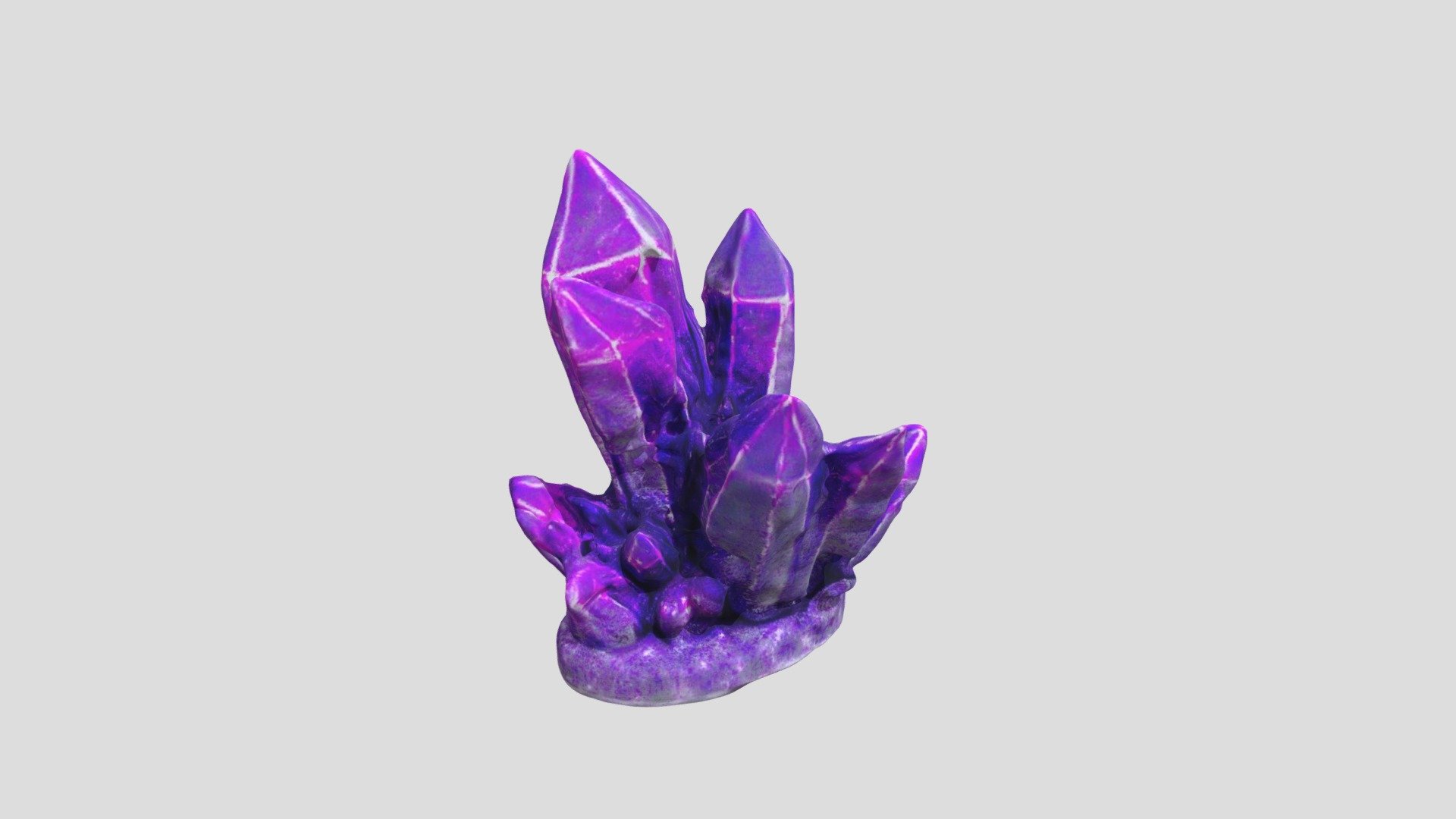 Purple Crystal Elegance - 3D model by Wadest403 [78f6a26] - Sketchfab