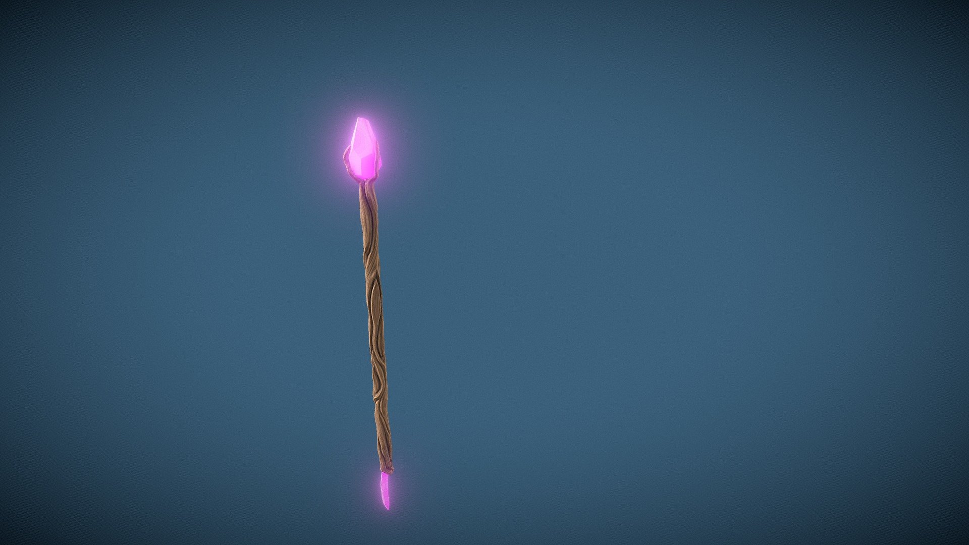 Wooden staff - Download Free 3D model by ParcoFolgore [78f8969] - Sketchfab