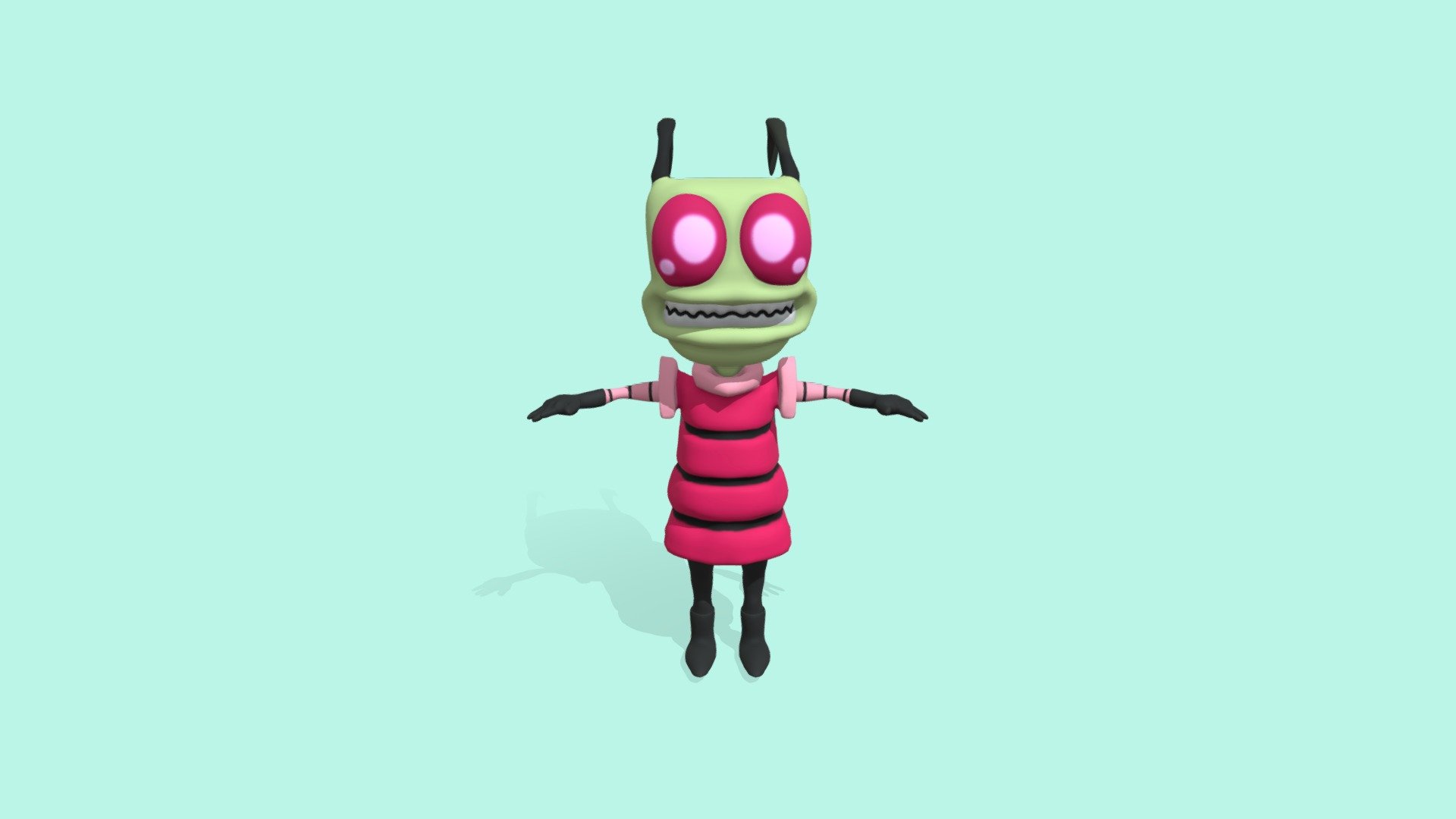 Invader Zim - 3D model by Princec [78f953f] - Sketchfab